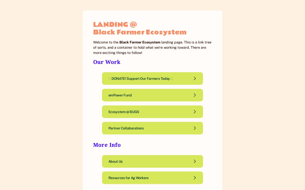 Black Farmer Ecosystem
